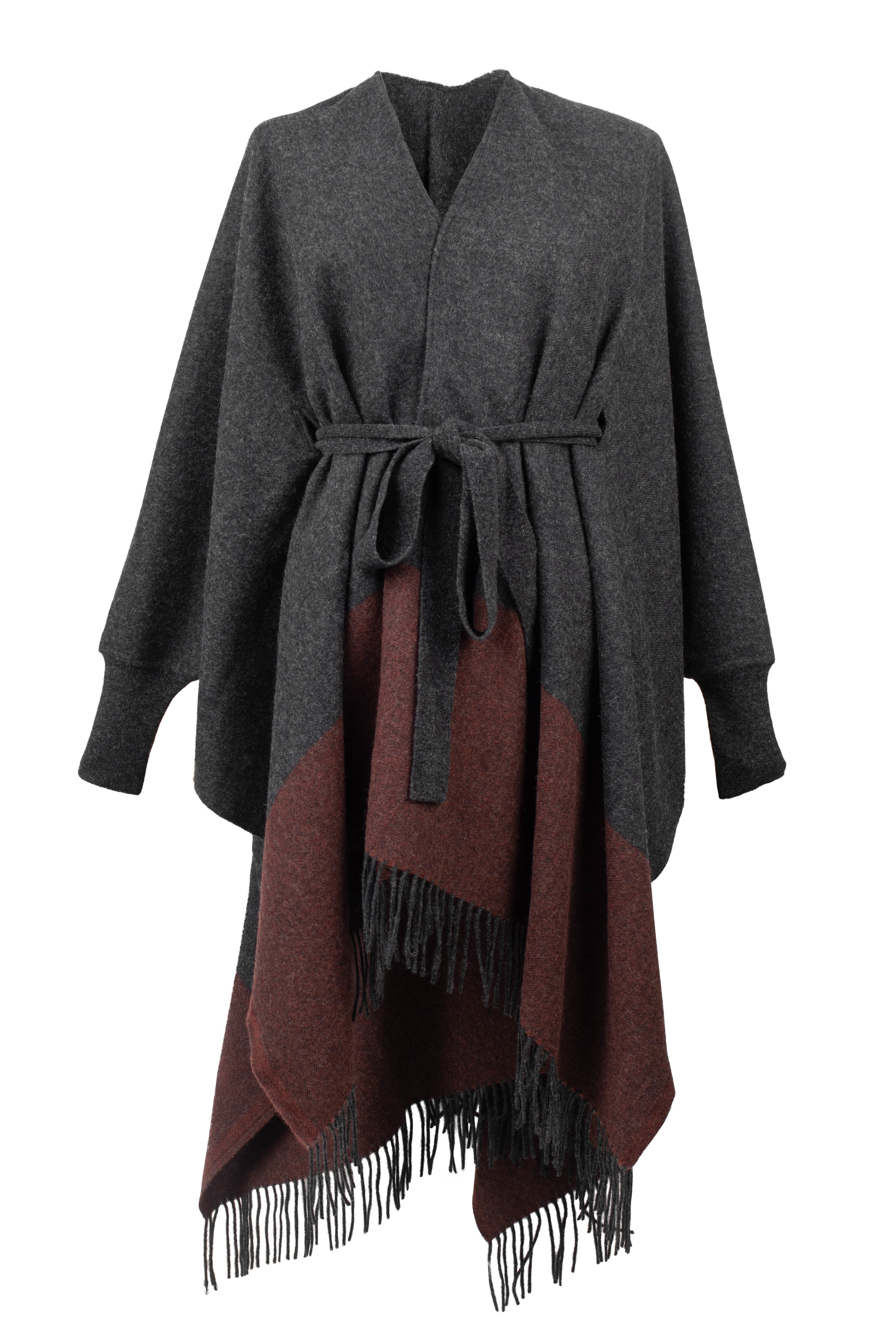 Poncho – Sky Cashmere